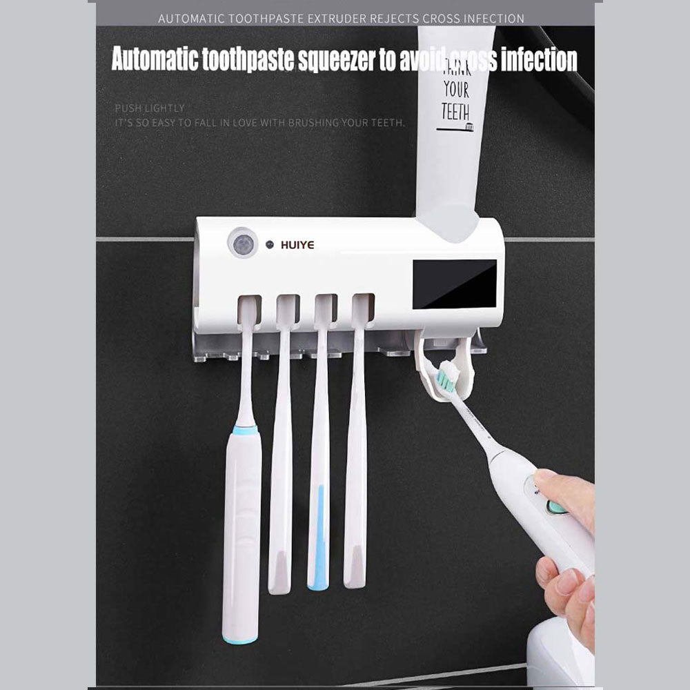 Wall Mount Automatic Toothpaste Dispenser (Solar UV Light Ultraviolet ...